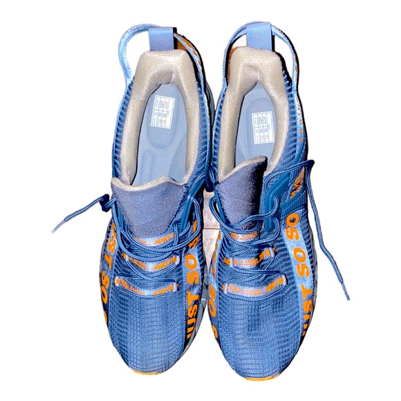 Sosos | Shoes | Mens Just Soso Shoes Orange And Gray | Poshmark